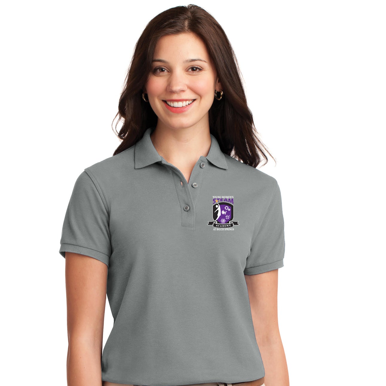 (YWSA) 6th Grade Grey Uniform Polo | Affordable Uniforms