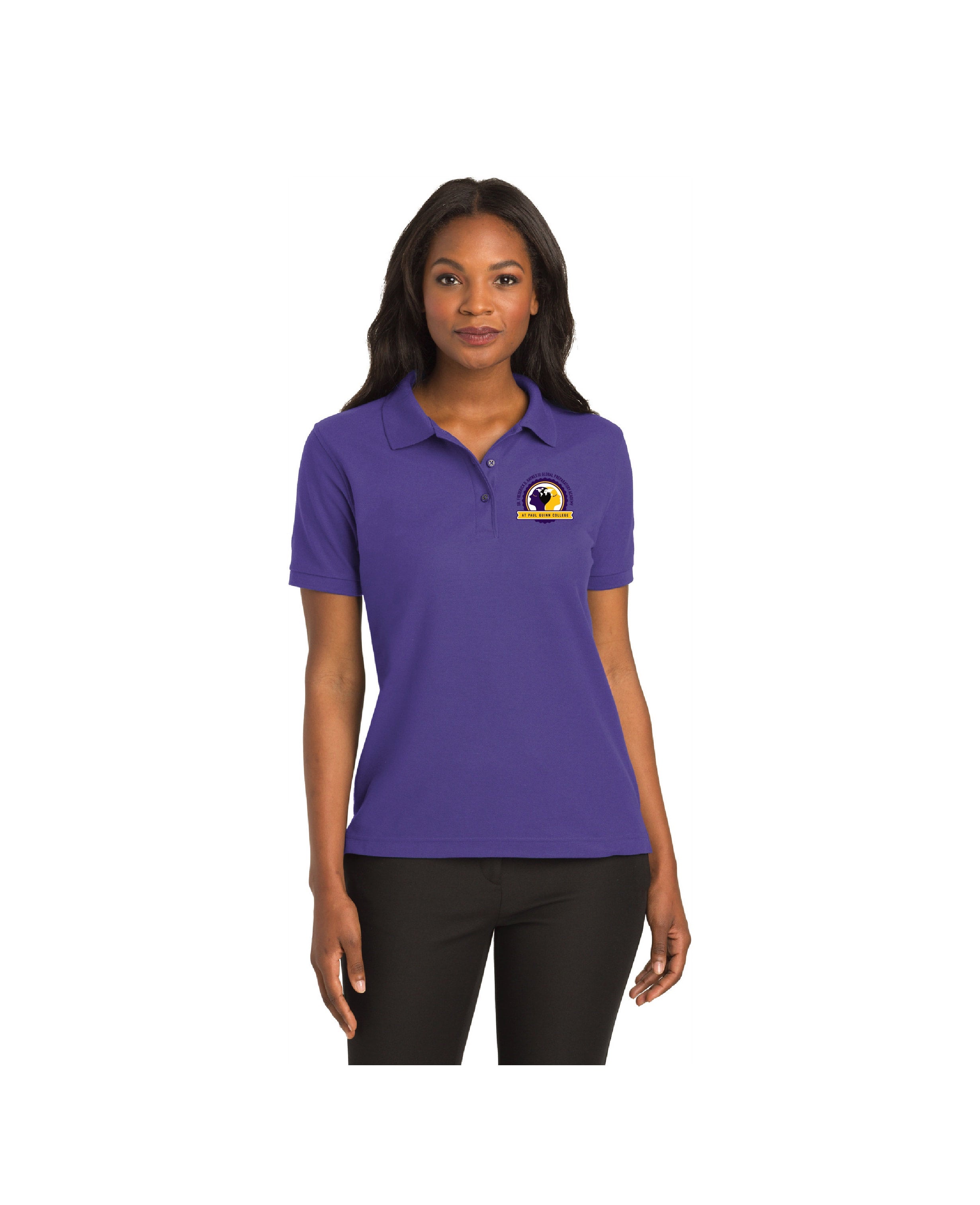 (FDH) 8th Grade Girls Cotton Uniform Polo (Purple) | Affordable Uniforms