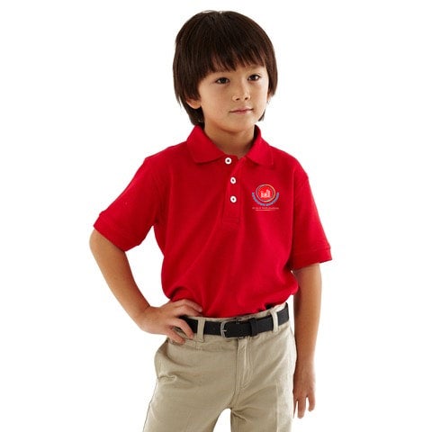 (DM) Boys Cotton Pique Uniform Polo | Affordable Uniforms