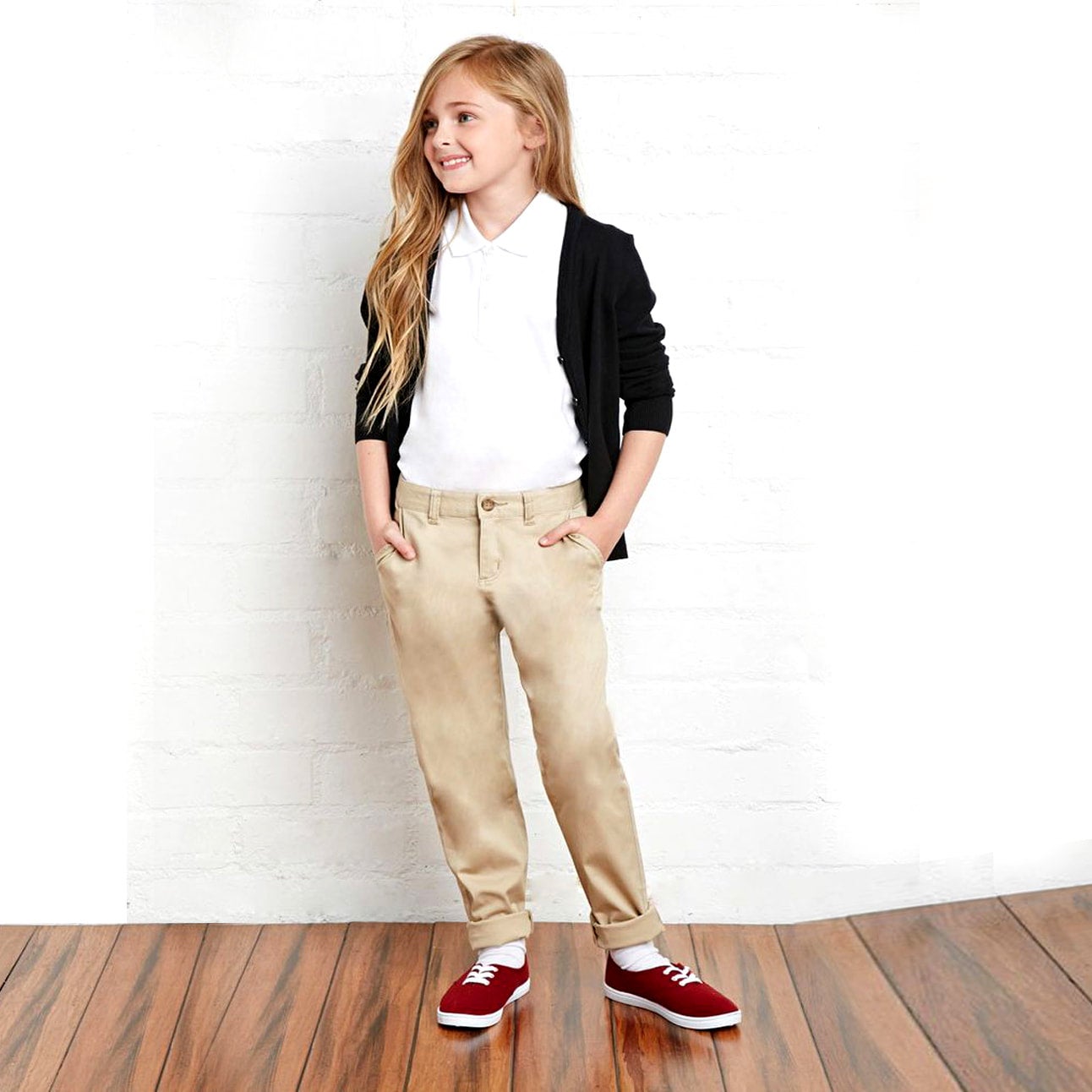 Girls Uniform Pants (Navy Blue & Khaki) | Affordable Uniforms